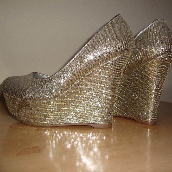 Madden Girl | Shoes | Platform Glitter Shoes | Poshmark